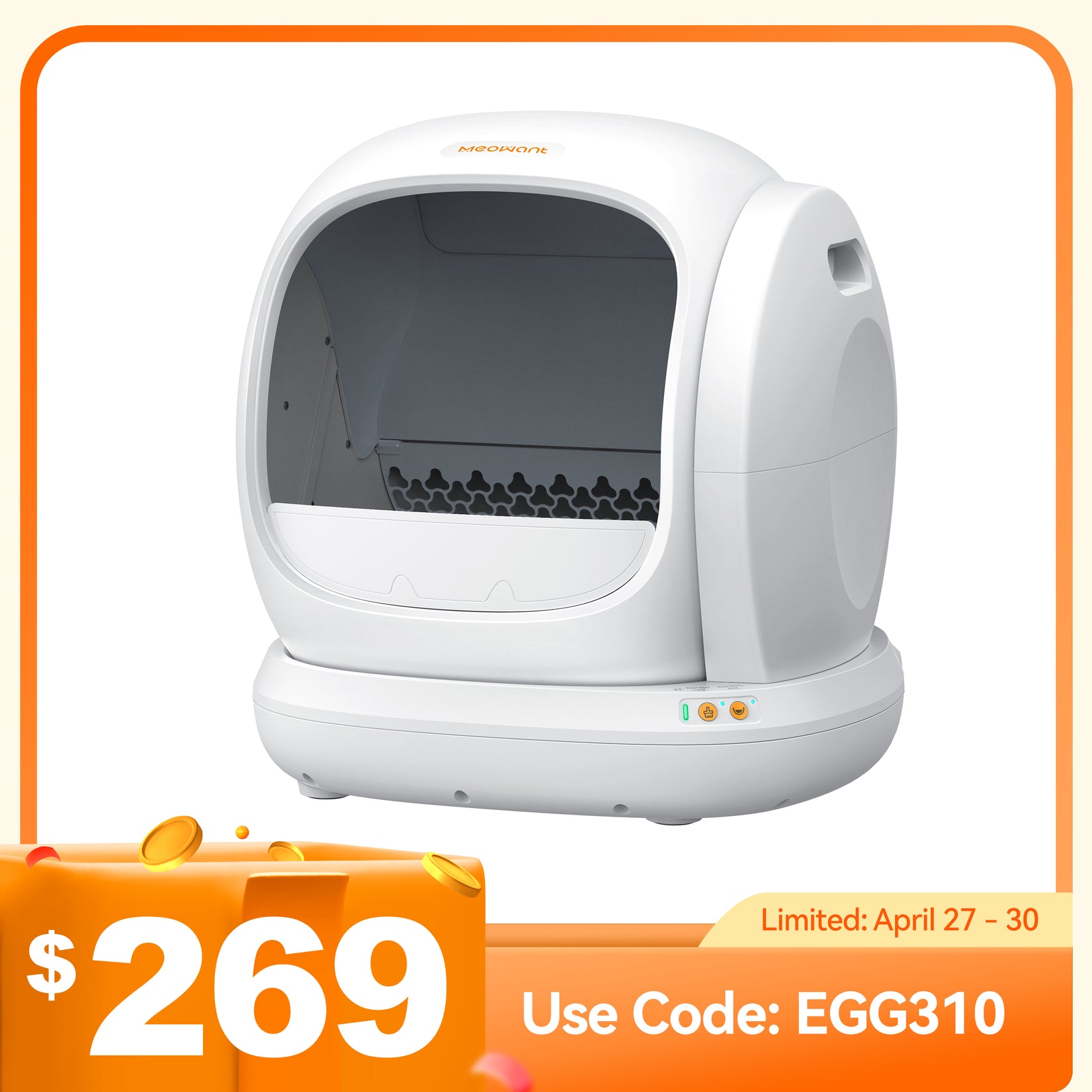 Meowant Self-Cleaning Cat Litter Box SC02 | Meowant